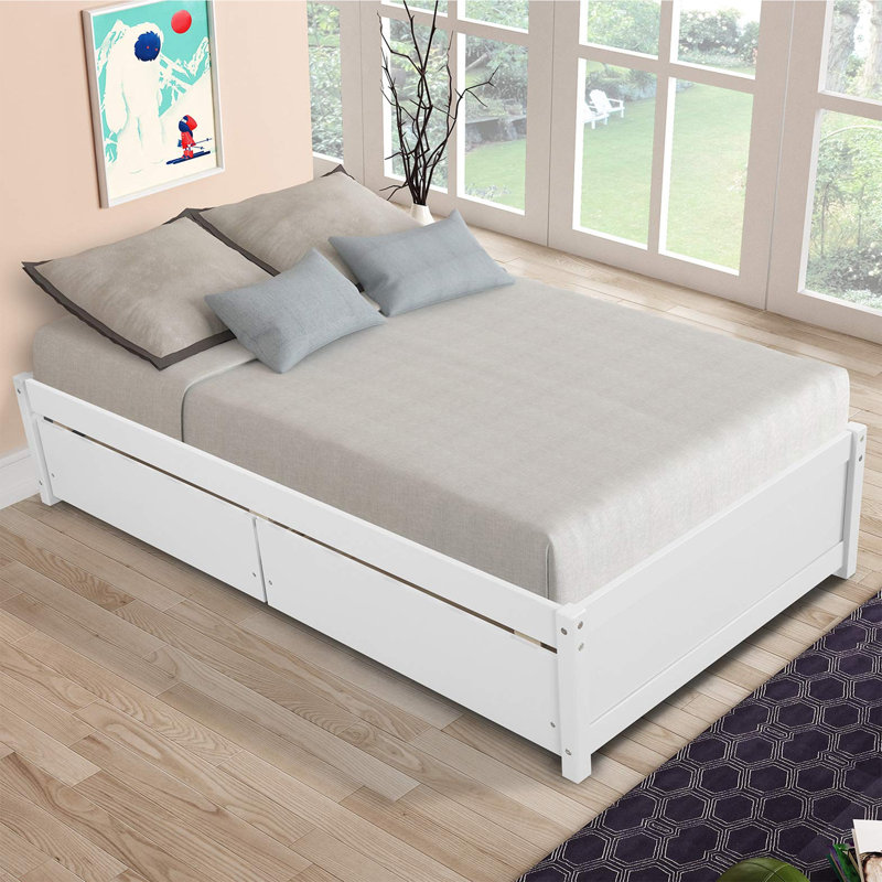 Twin box spring with storage store